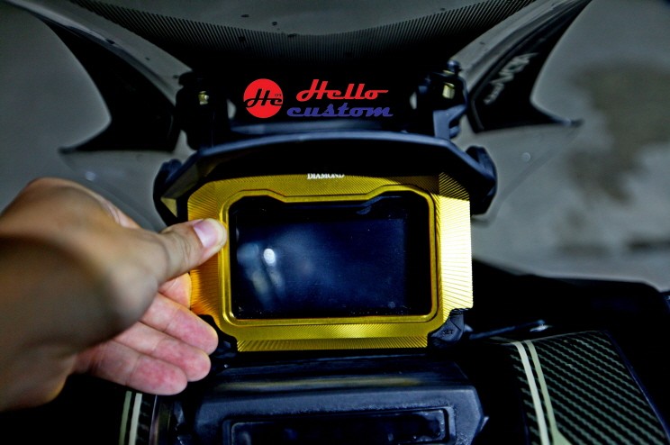 ADV MHR Speedometer Cover-GOLD