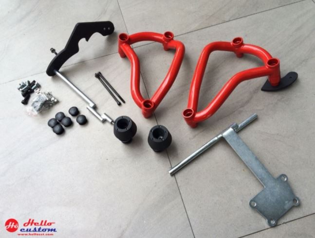 FRAME SLIDER Carsh Bar Motive For M-Slaz-RED