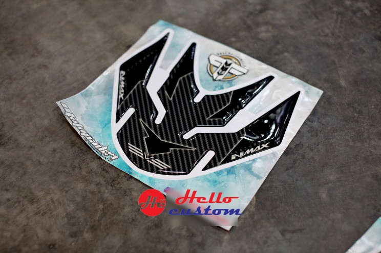 NEW NMAX Sticker Front Fender -BLACK