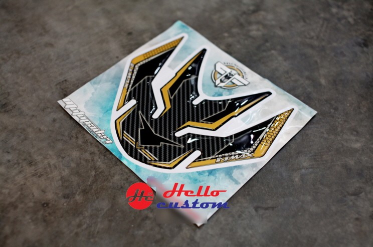 NEW NMAX Sticker Front Fender -YELLOW